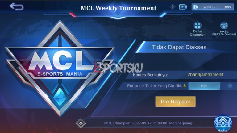 Kapan MCL Mobile Legends (ML)? – Esportsku