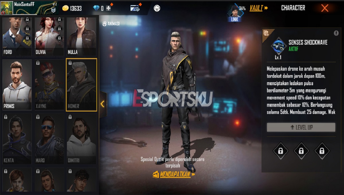 Karakter Baru A-Patroa Kolaborasi Free Fire (FF) x Anitta – Esportsku