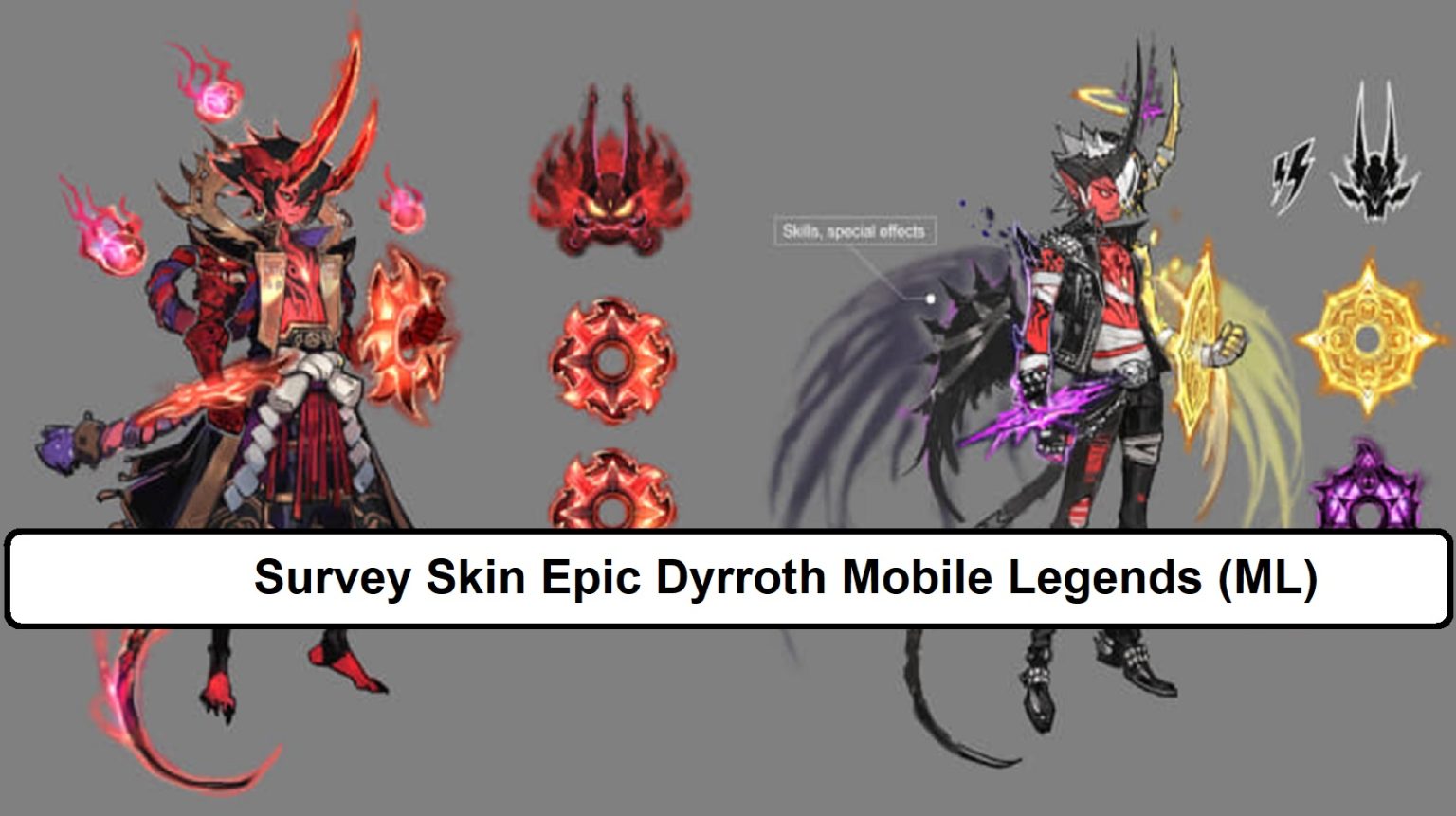 Survey Skin Epic Dyrroth Mobile Legends (ML) – Esportsku