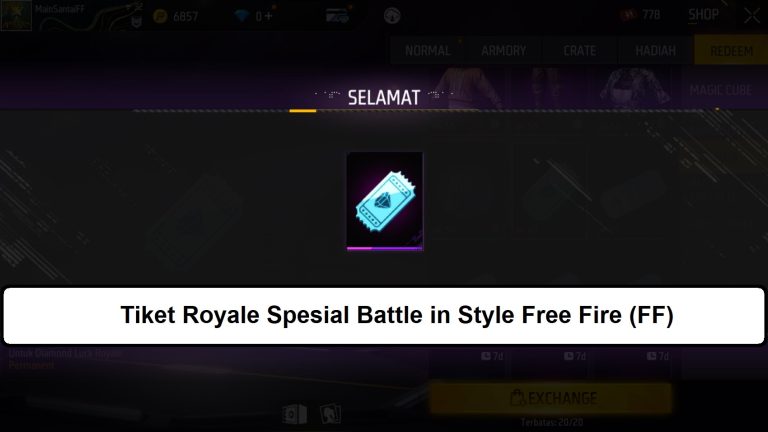 Tiket Royale Spesial Battle in Style Free Fire (FF) – Esportsku