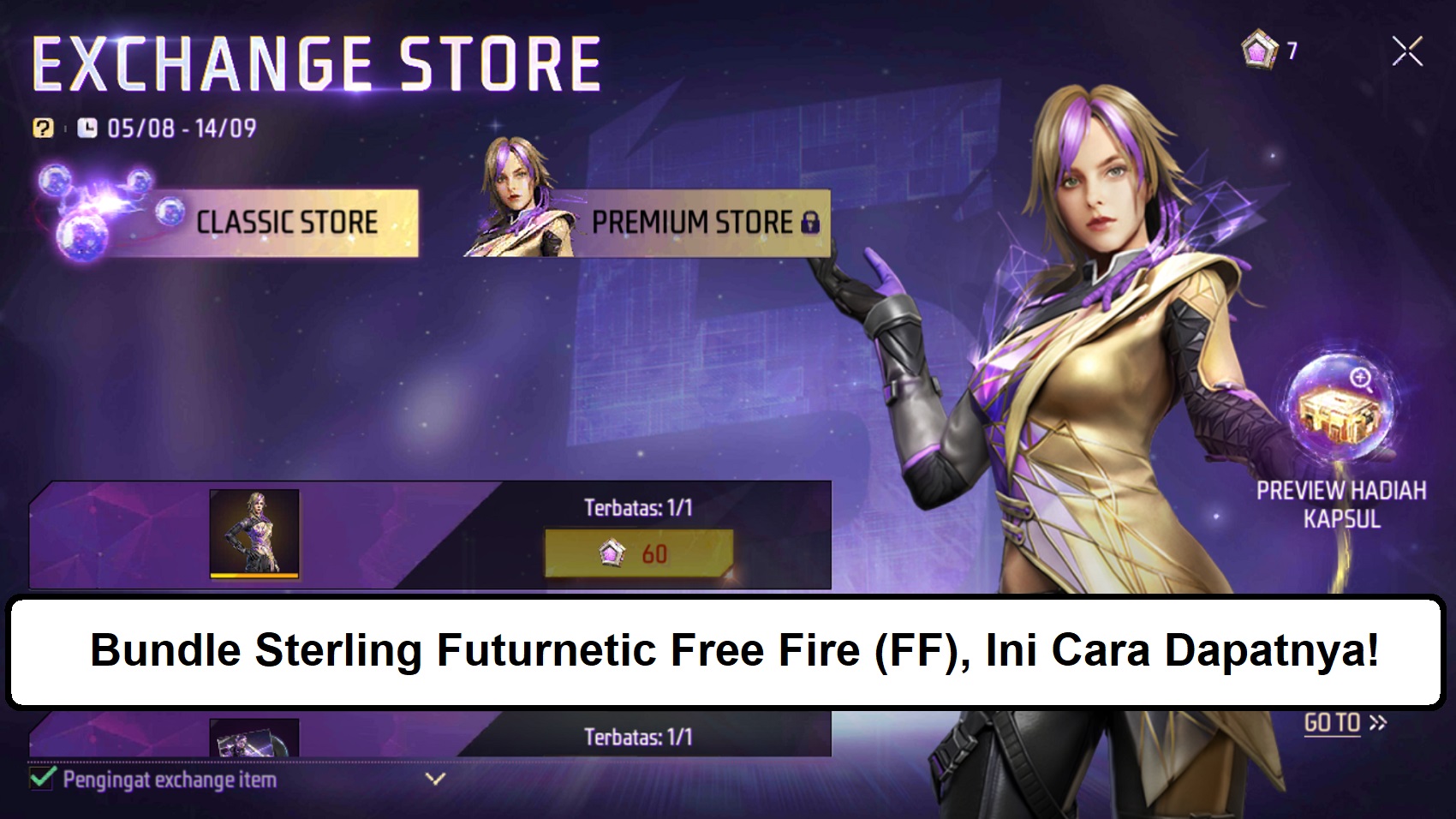 Bundle Sterling Futurnetic Free Fire (FF), Ini Cara Dapatnya! – Esportsku