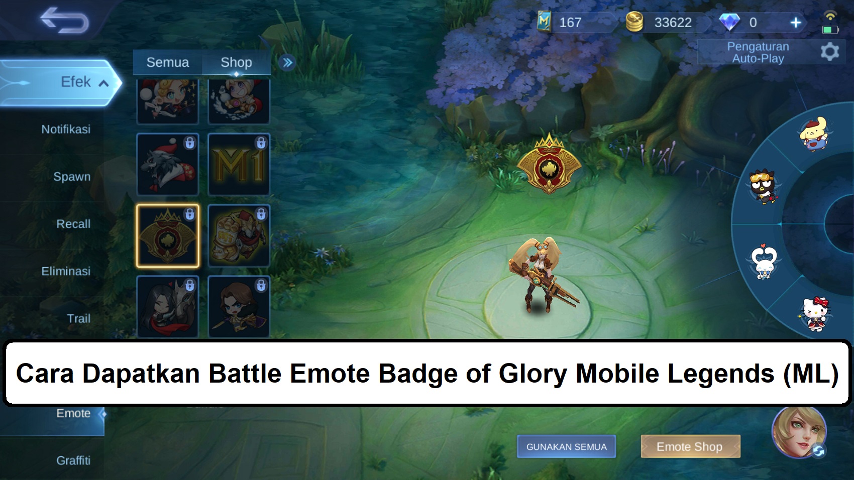 Cara Dapatkan Battle Emote Badge of Glory Mobile Legends (ML) – Esportsku