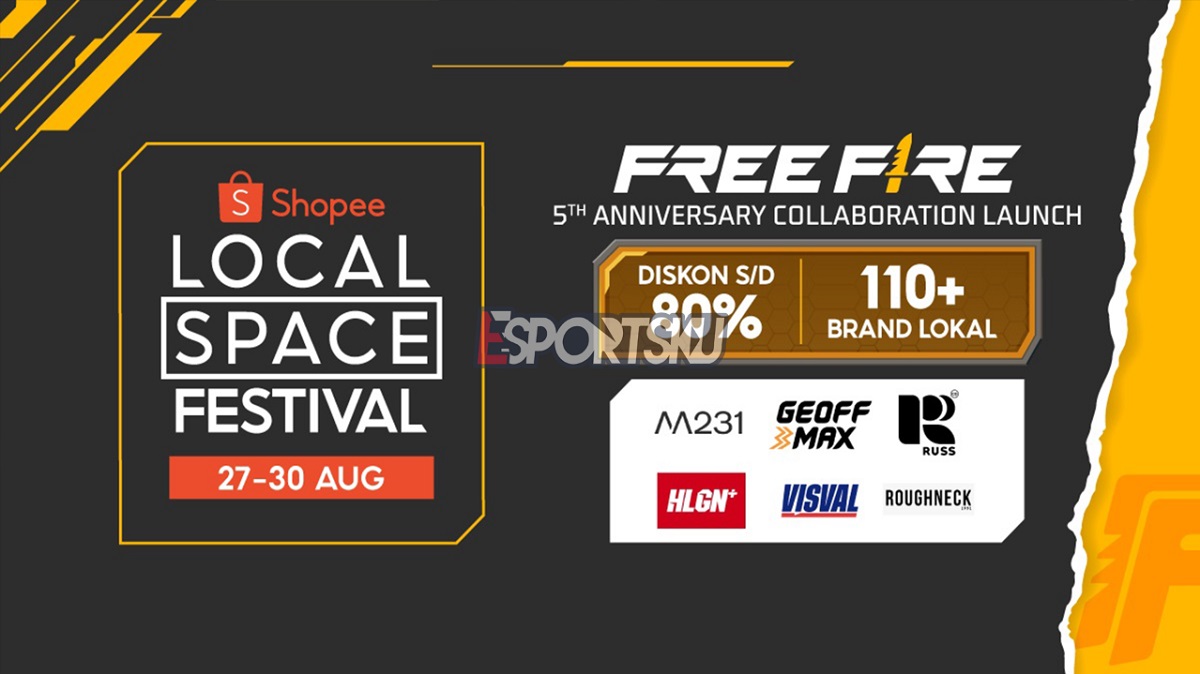 Free Fire x Local Space Festival, Ada Banyak Merchandise FF! – Esportsku