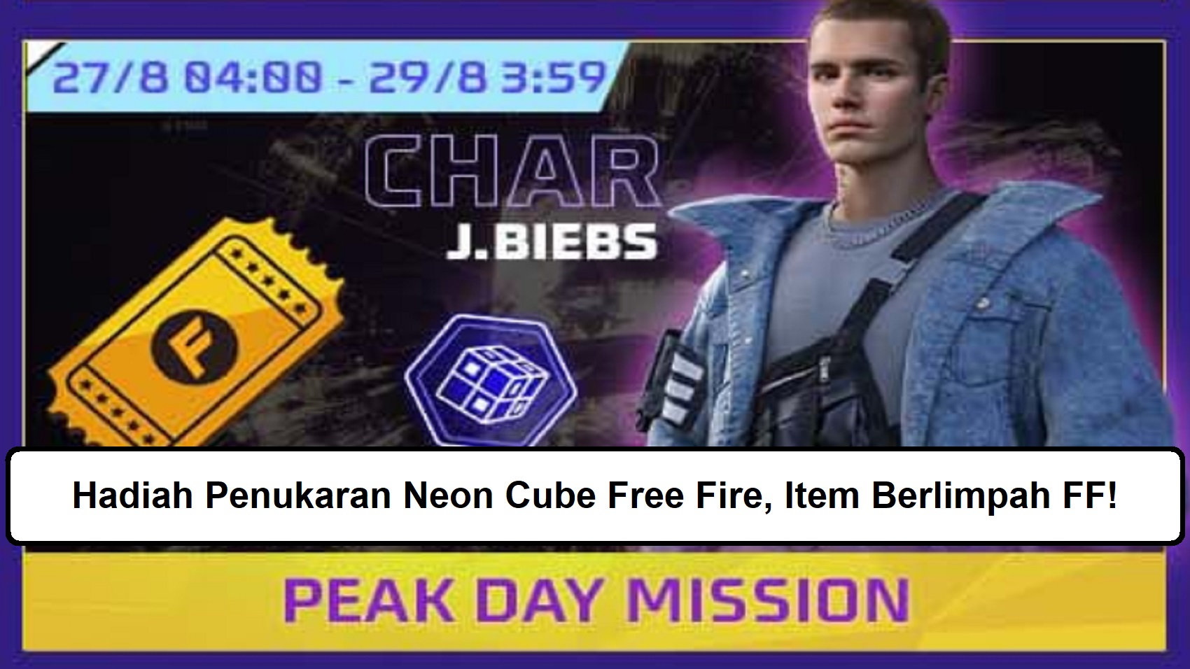 Hadiah Penukaran Neon Cube Free Fire, Item Berlimpah FF! – Esportsku