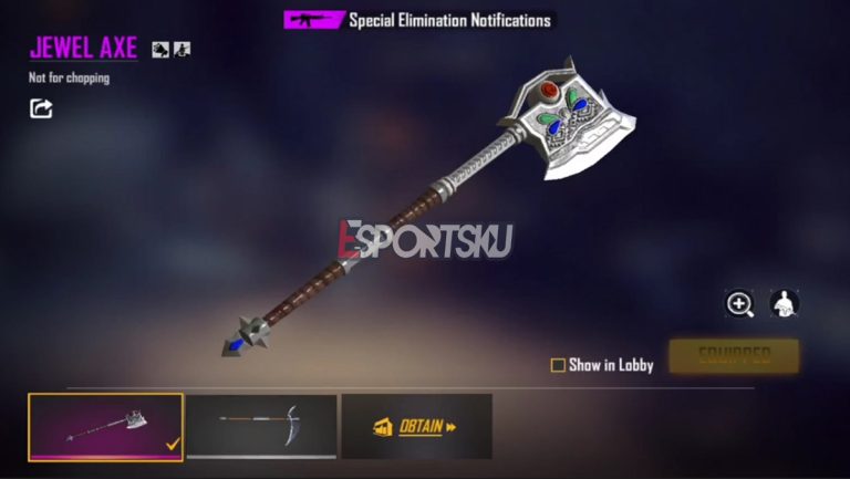 Skin Scythe Jewel Axe Free Fire, Player FF Harus Punya! – Esportsku