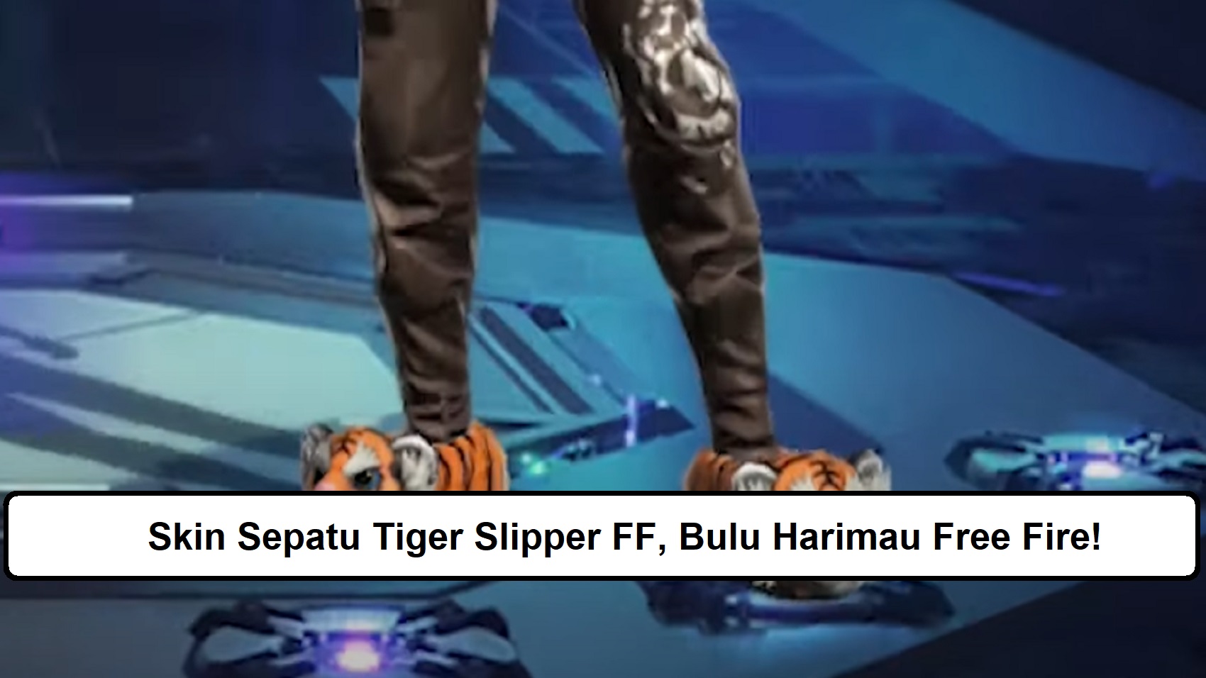Skin Sepatu Tiger Slipper FF, Bulu Harimau Free Fire! – Esportsku