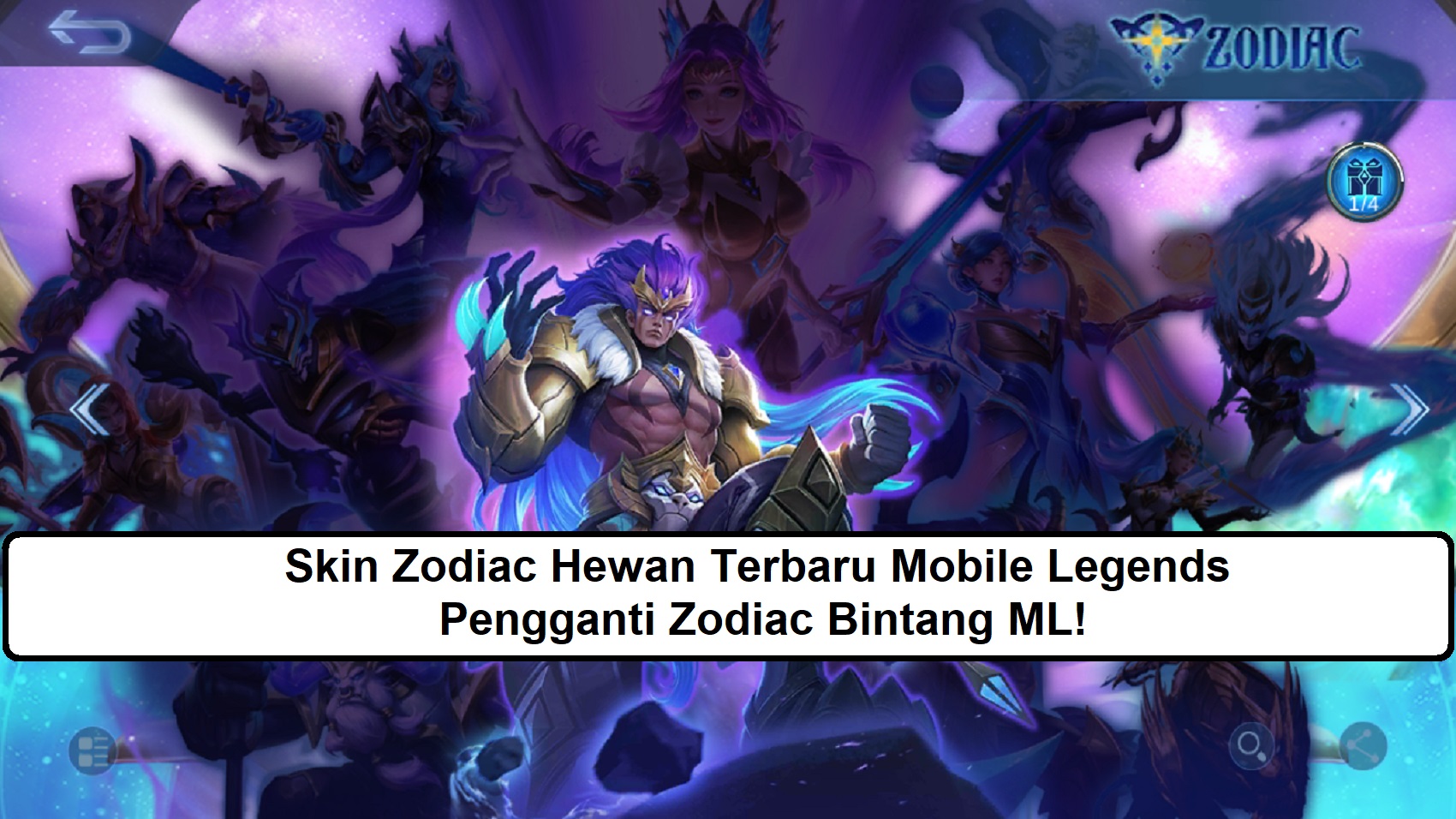 Skin Zodiac Hewan Terbaru Mobile Legends, Pengganti Zodiac Bintang ML ...