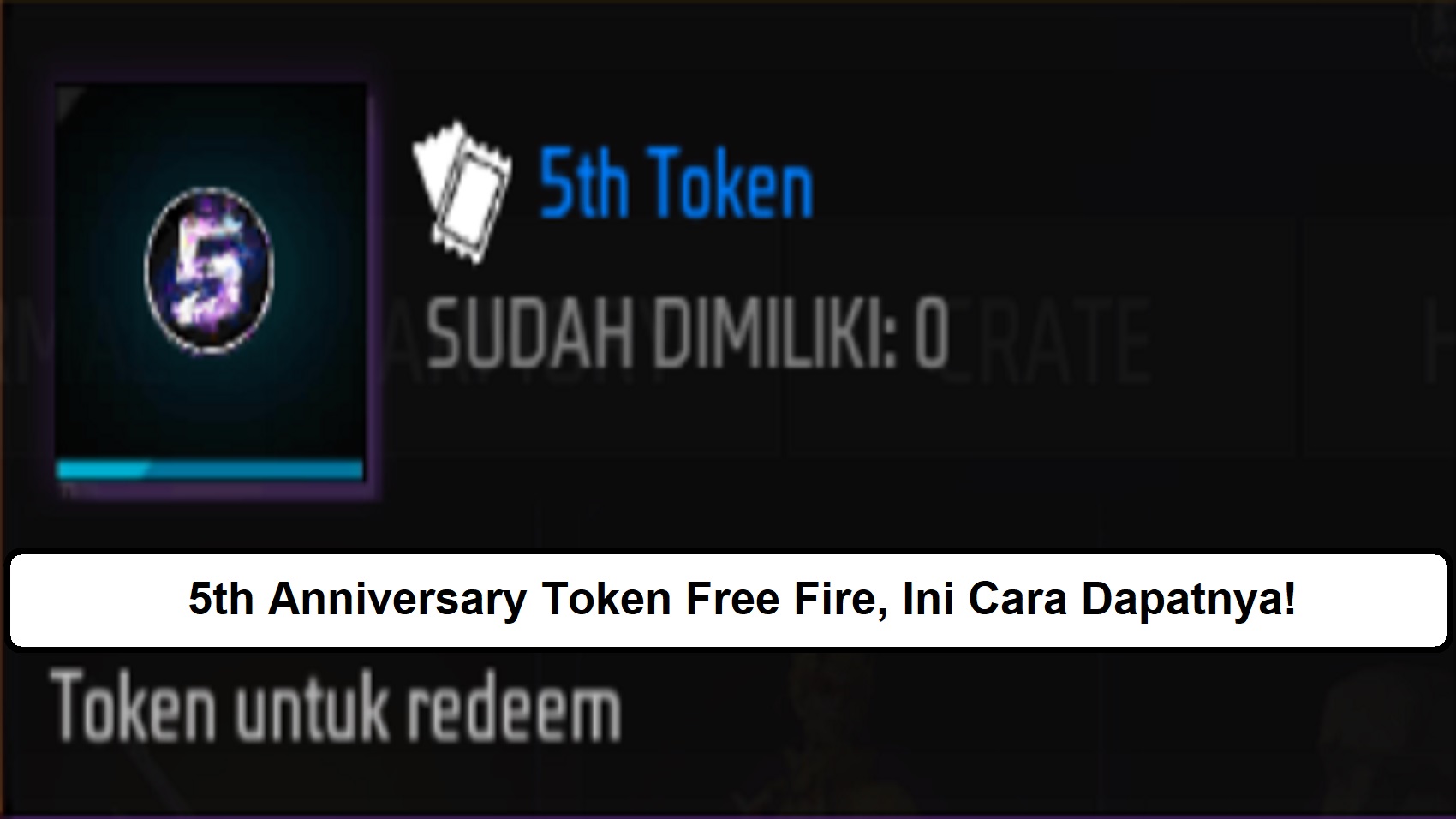 5th Anniversary Token Free Fire, Ini Cara Dapatnya! – Esportsku