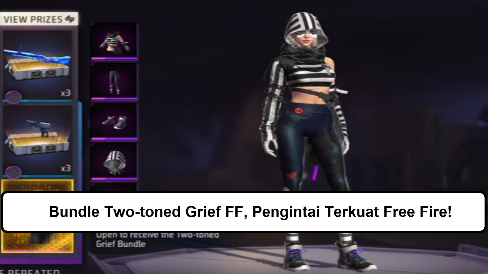 Bundle Two-toned Grief FF, Pengintai Terkuat Free Fire! – Esportsku