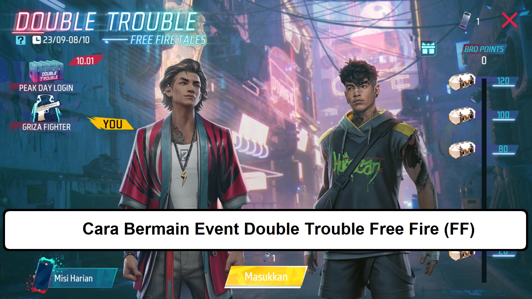 Cara Bermain Event Double Trouble Free Fire (FF) – Esportsku