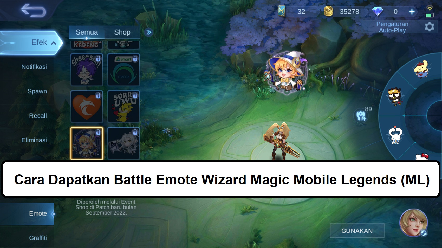 Cara Dapatkan Battle Emote Wizard Magic Mobile Legends (ML) – Esportsku
