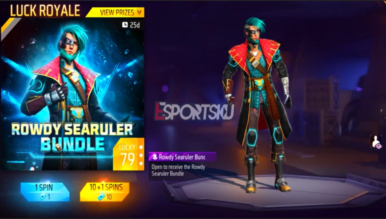 Cara Dapatkan Bundle Rowdy Searuler Free Fire (FF) – Esportsku