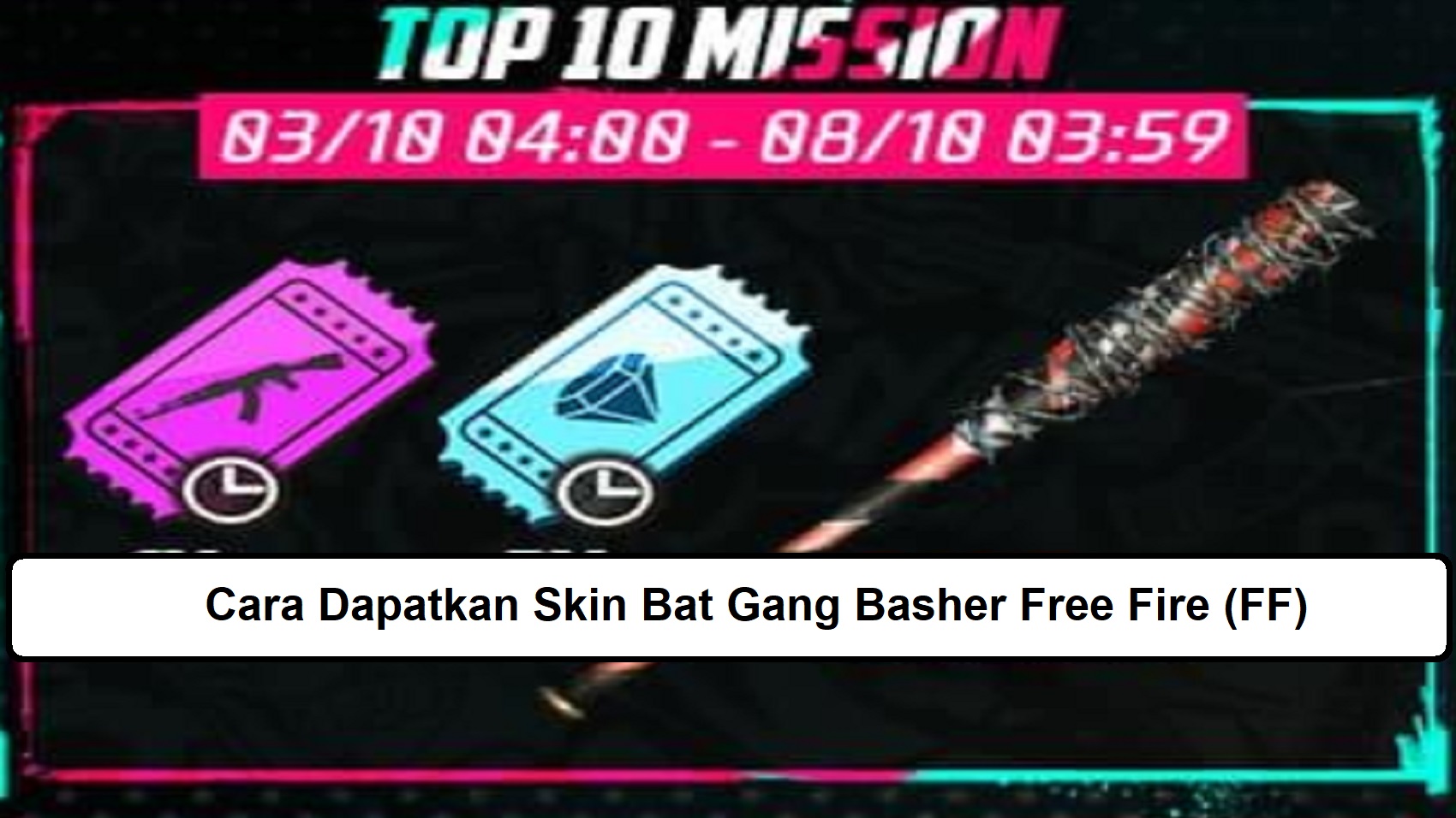 Cara Dapatkan Skin Bat Gang Basher Free Fire (FF) – Esportsku