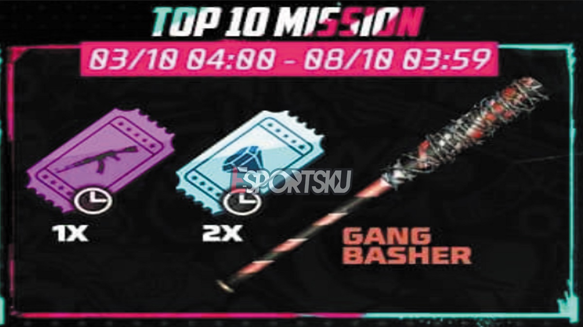 Cara Dapatkan Skin Bat Gang Basher Free Fire (FF) – Esportsku