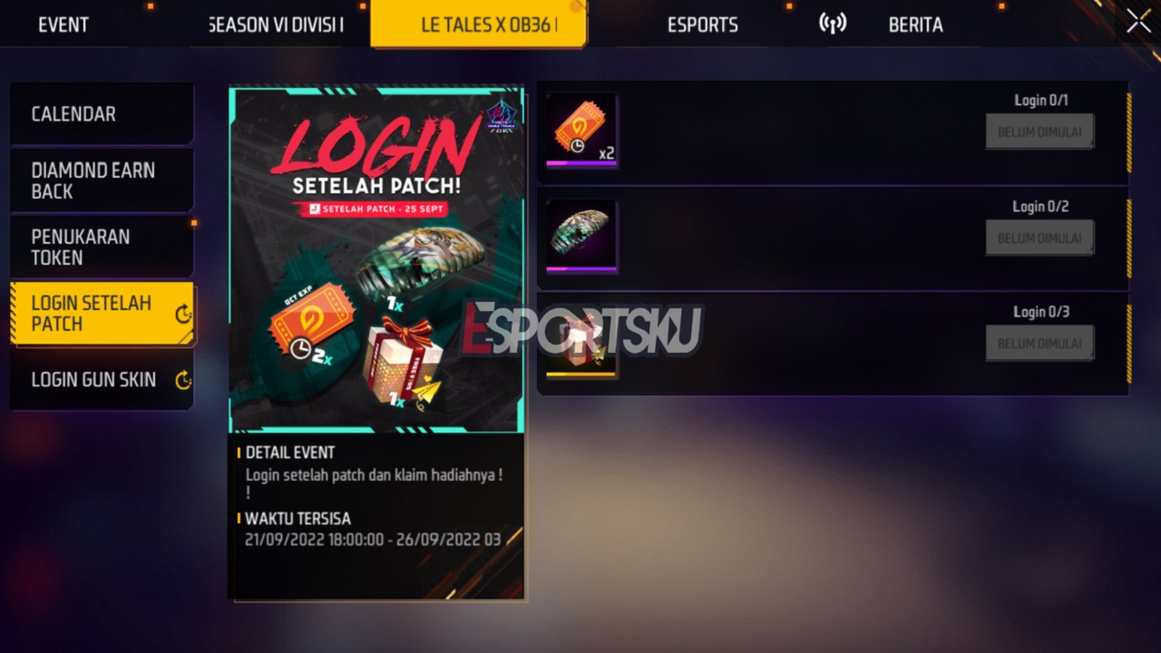 Cara Dapatkan Skin Parasut Crowned Bones Free Fire (FF) – Esportsku