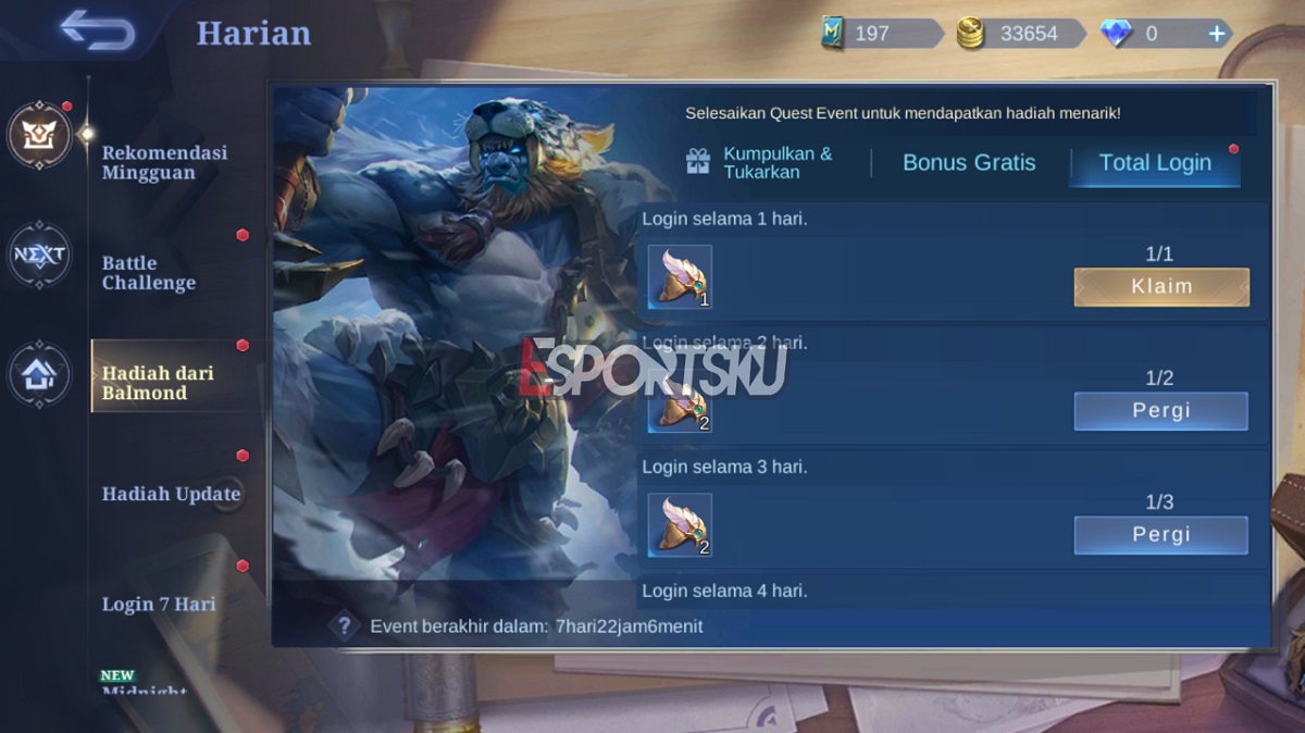 Cara Dapatkan Token Pauldron of Light Mobile Legends (ML) – Esportsku