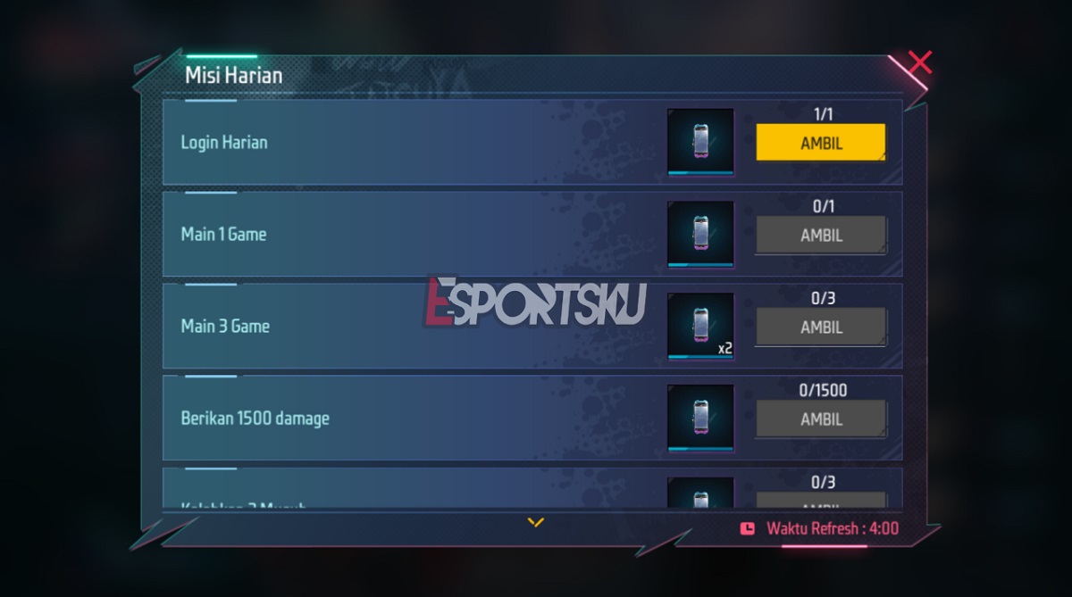 Cara Dapatkan Token Purple Smartphone Free Fire (FF) – Esportsku