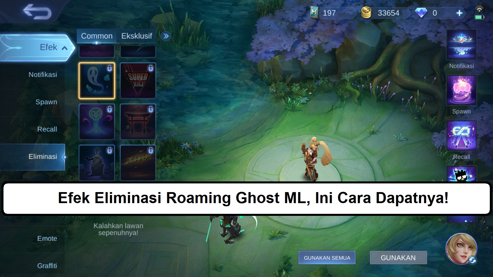 Efek Eliminasi Roaming Ghost ML, Ini Cara Dapatnya! – Esportsku