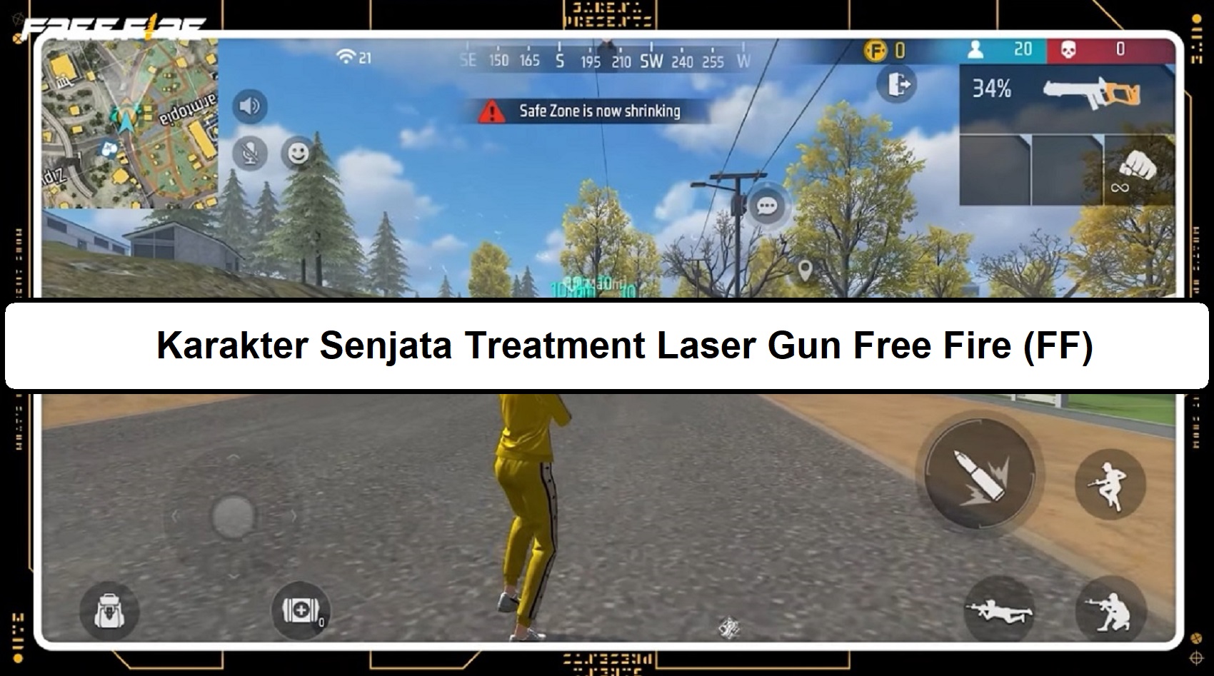 5 Karakter Senjata Treatment Laser Gun Free Fire (FF) – Esportsku