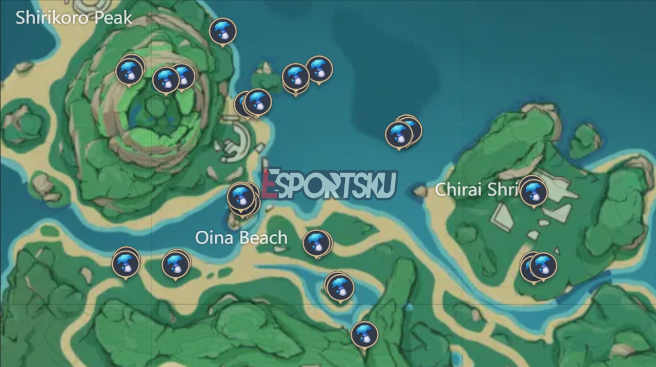 Lokasi Farming Fluorescent Fungus Genshin Impact – Esportsku