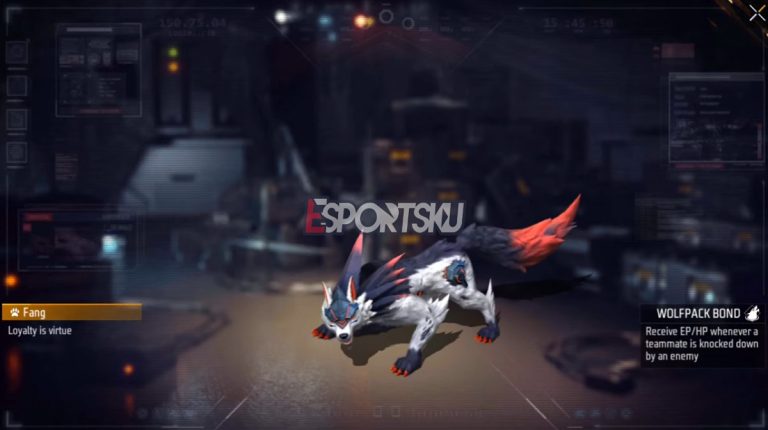 Pet Fang The Wolf FF, Serigala Ganas Free Fire! – Esportsku
