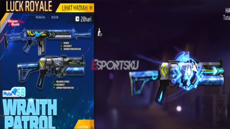 Segini Total Harga Skin Bizon Wraith Patrol Epic Free Fire (FF ...
