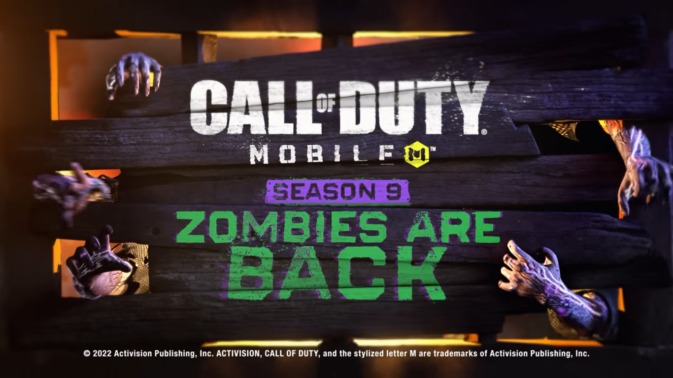 Season 9: Zombies Are Back Akan Hadir Di Call Of Duty Mobile (CODM ...