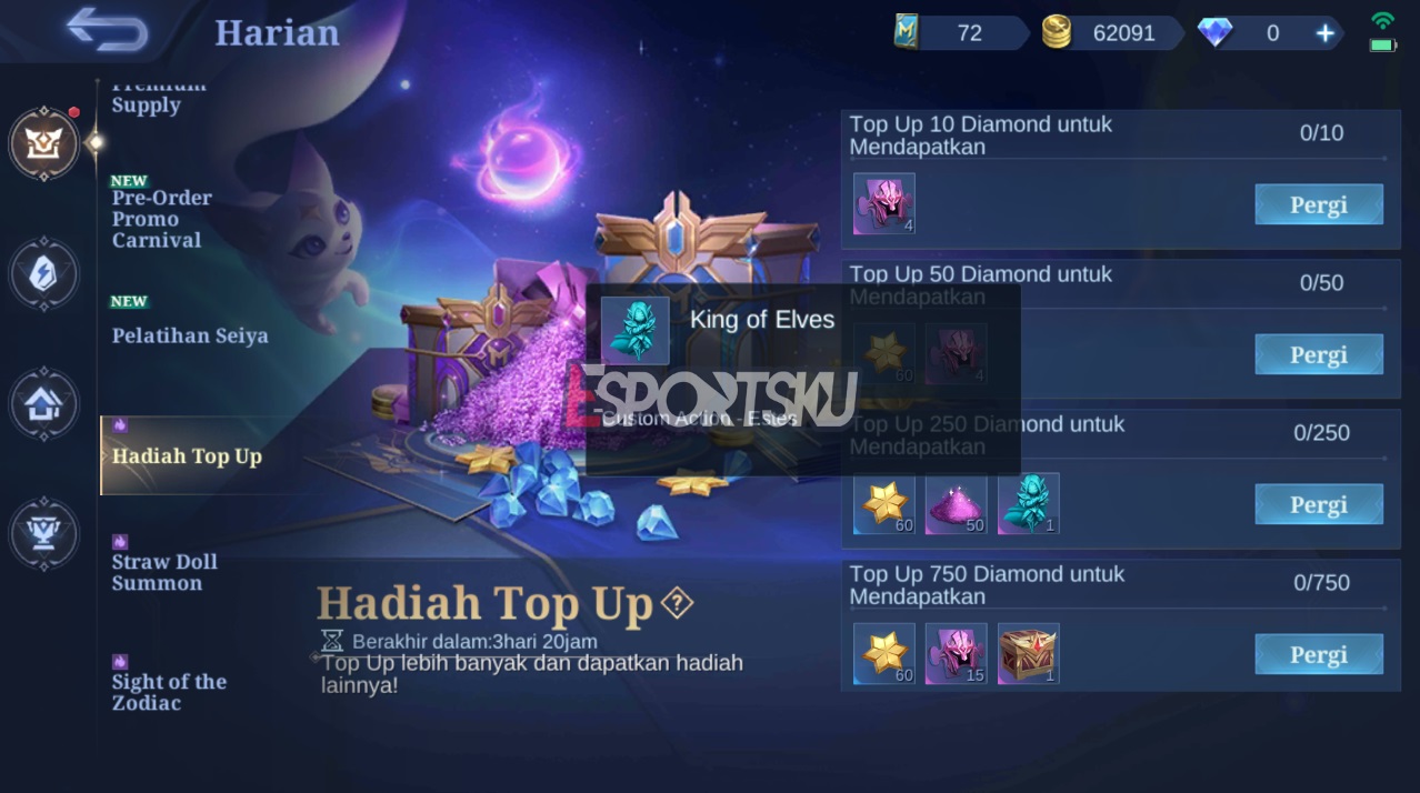 Cara Dapatkan Action Emote King of Elves Mobile Legends (ML) – Esportsku