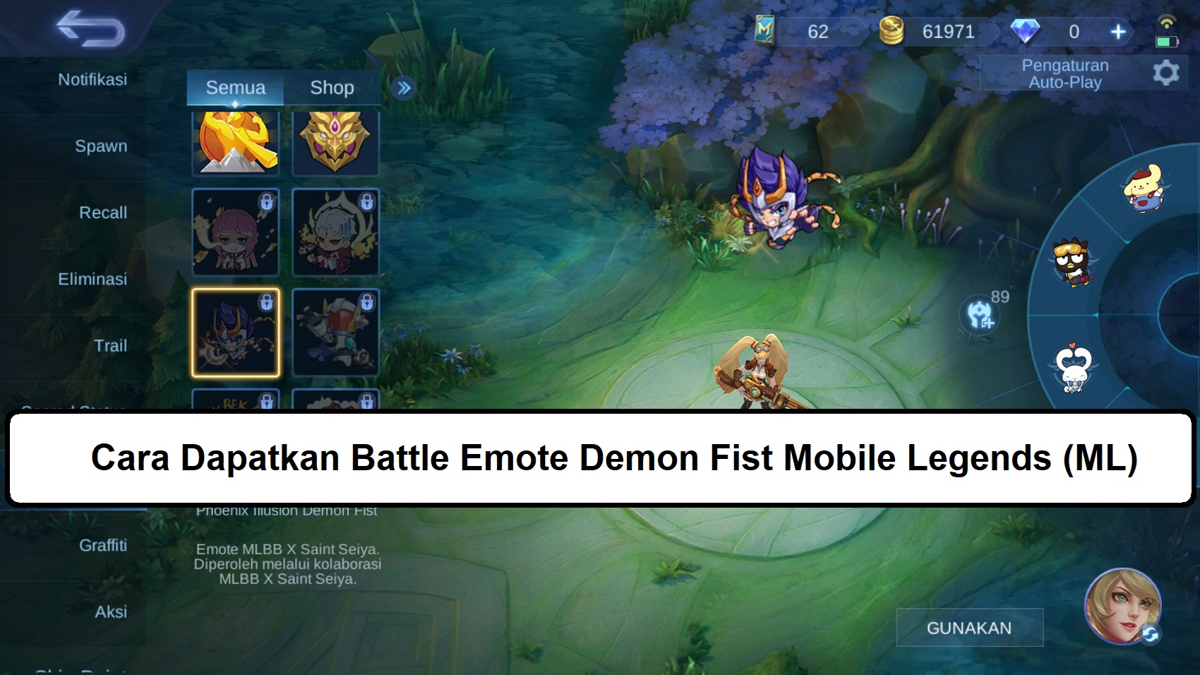 Cara Dapatkan Battle Emote Demon Fist Mobile Legends (ML) – Esportsku