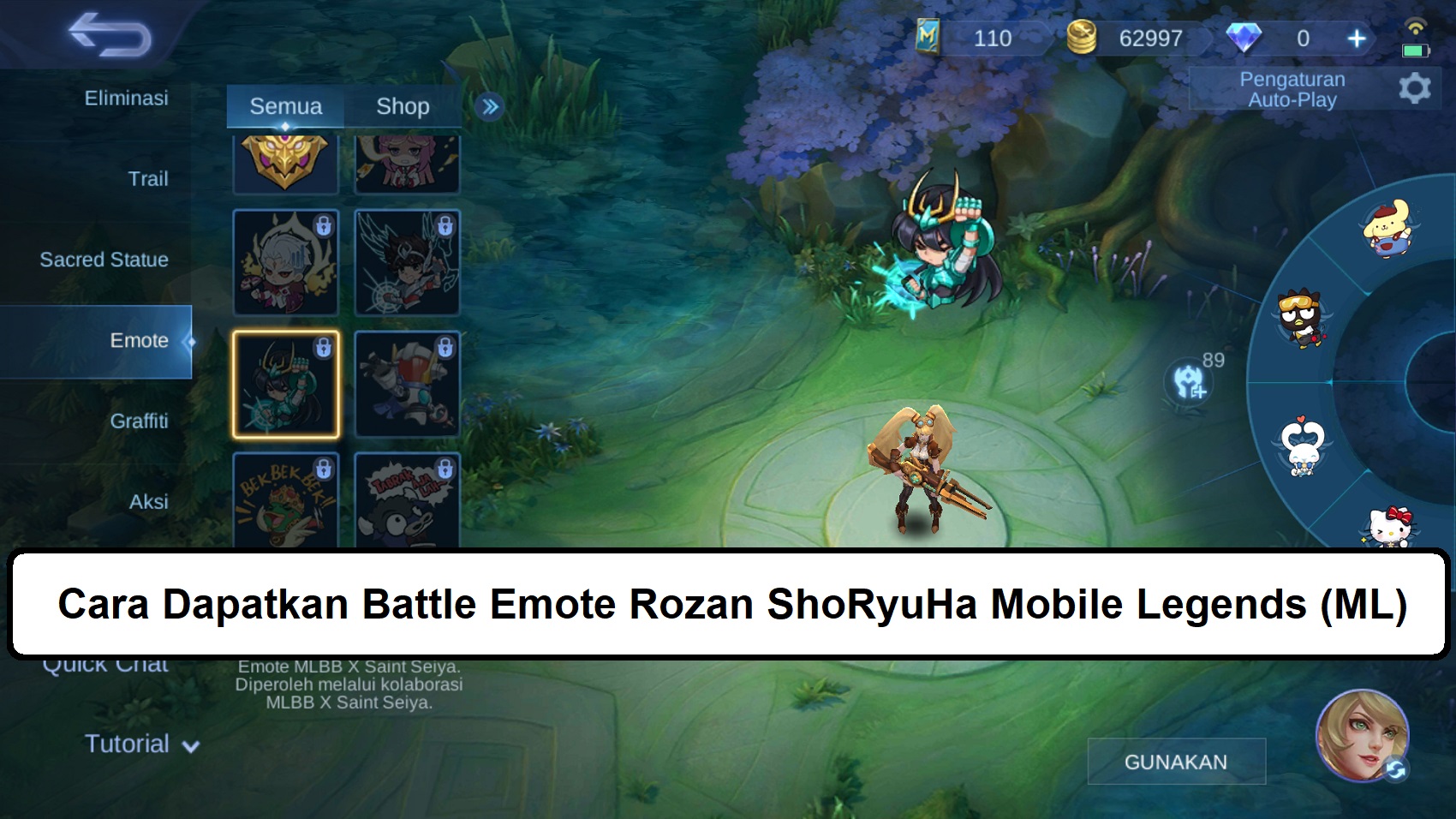 Cara Dapatkan Battle Emote Rozan ShoRyuHa Mobile Legends (ML) – Esportsku