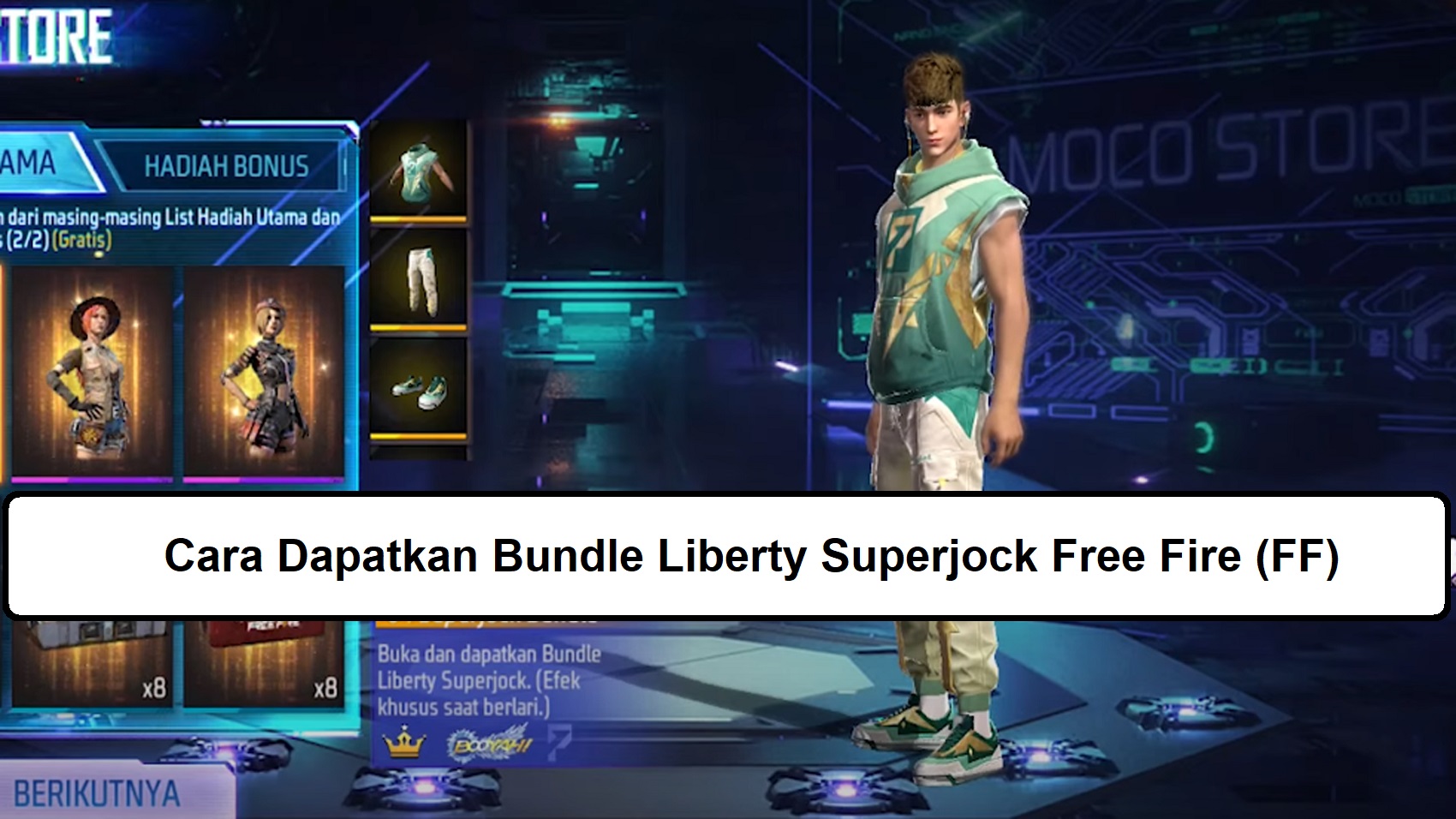Cara Dapatkan Bundle Liberty Superjock Free Fire (FF) – Esportsku
