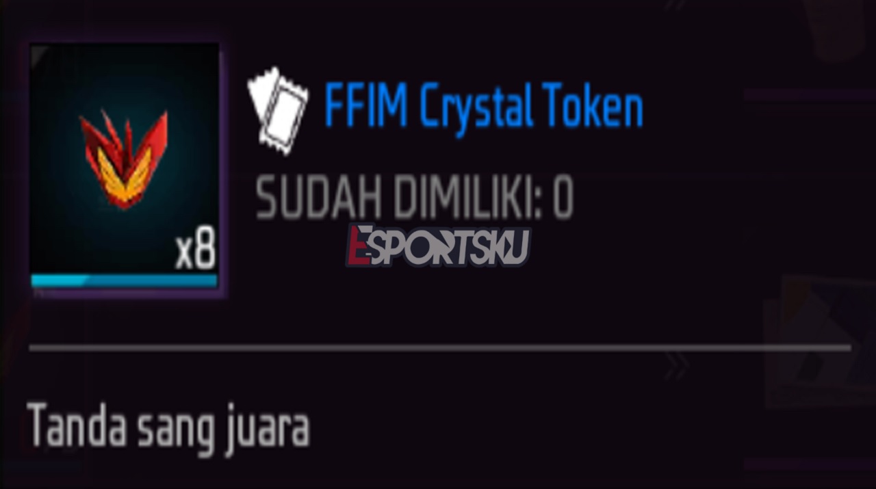 Cara Dapatkan Token FFIM Crystal Free Fire (FF) – Esportsku