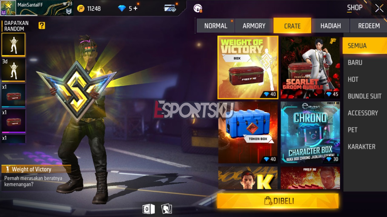 Cara Mendapatkan Loot Box FF dan Legendary Emote – Esportsku