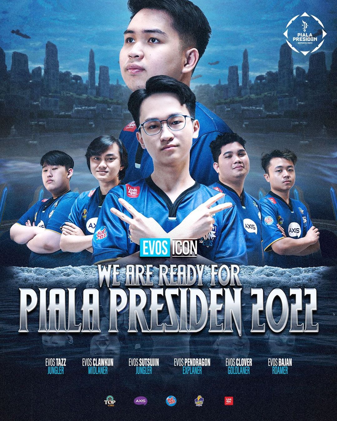 Sutsujin Kembali bermain untuk Evos Icon Mobile Legends (ML) – Esportsku