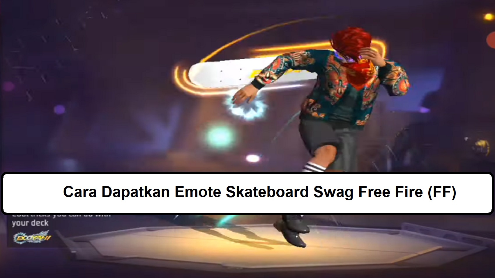 Cara Dapatkan Emote Skateboard Swag Free Fire (FF) – Esportsku