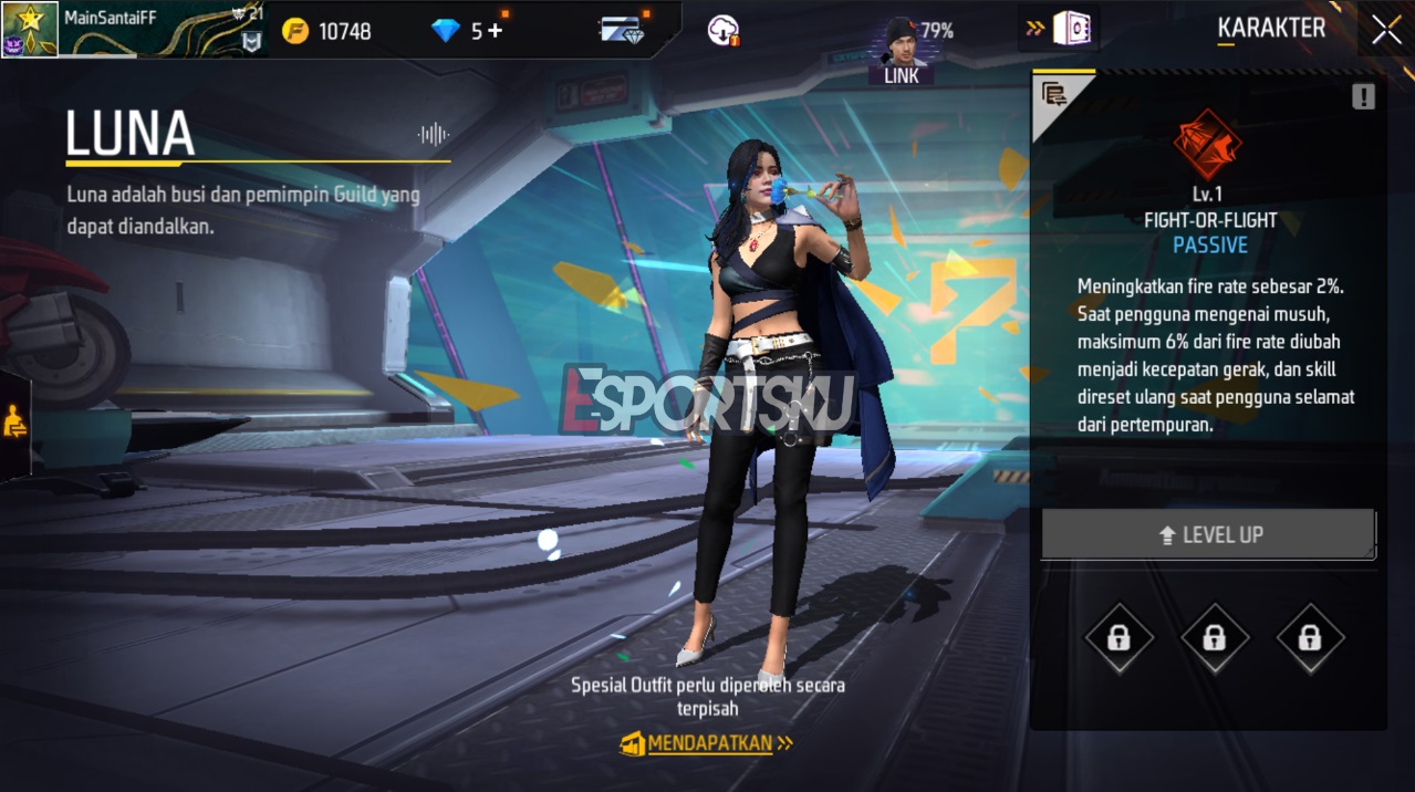 Karakter Baru Luna Pemimpin Guild Tercantik Free Fire (FF) – Esportsku
