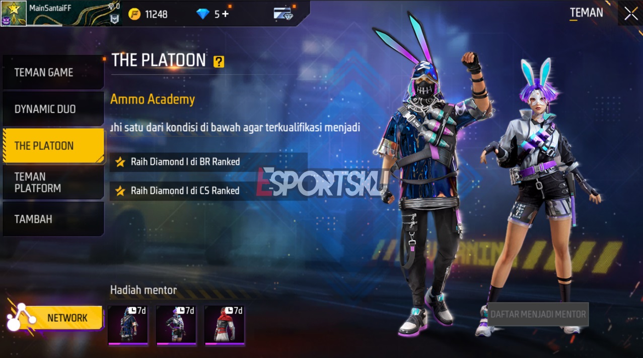 Syarat Membuka Fitur The Platoon FF, Player Free Fire Harus Tau ...