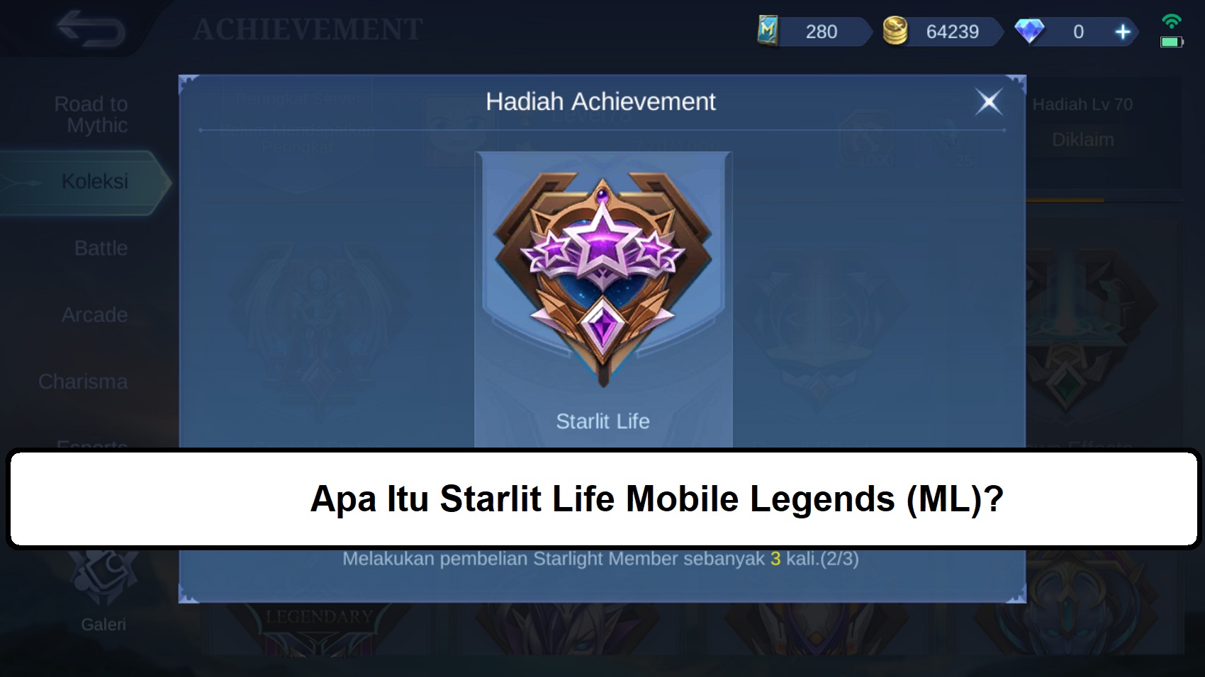 Apa Itu Starlit Life Mobile Legends (ML)? – Esportsku