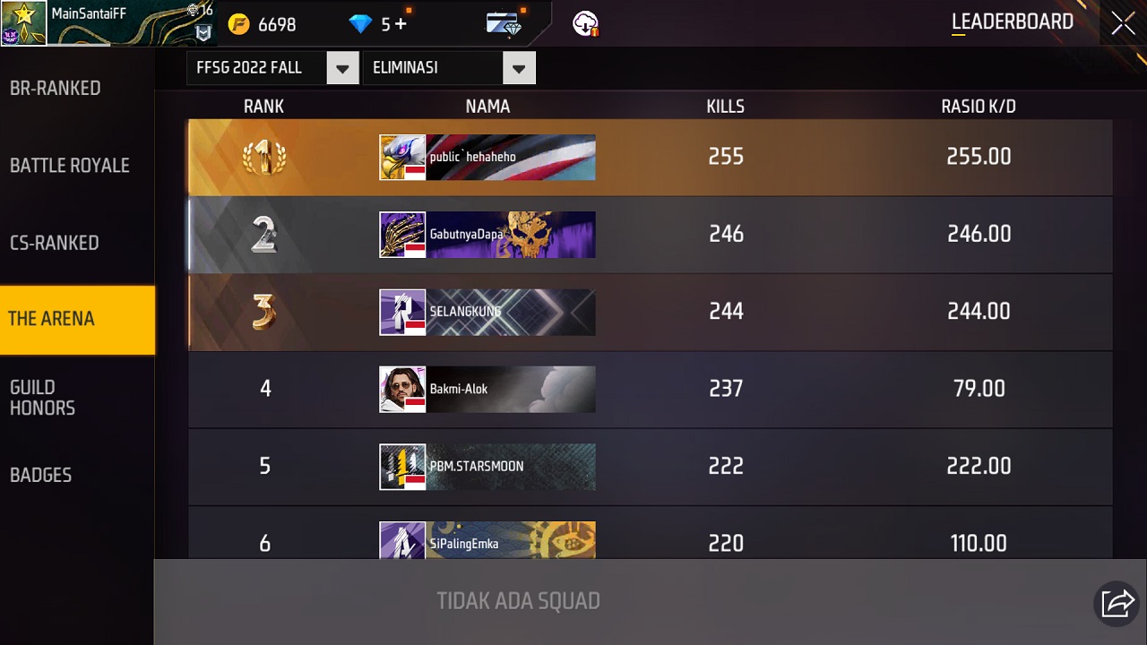 Apa Itu The Arena di Free Fire (FF)? – Esportsku