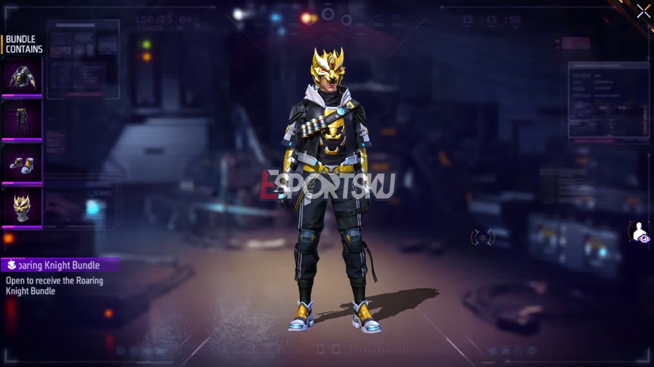 Harga Bundle Roaring Knight Epic Free Fire (FF) – Esportsku