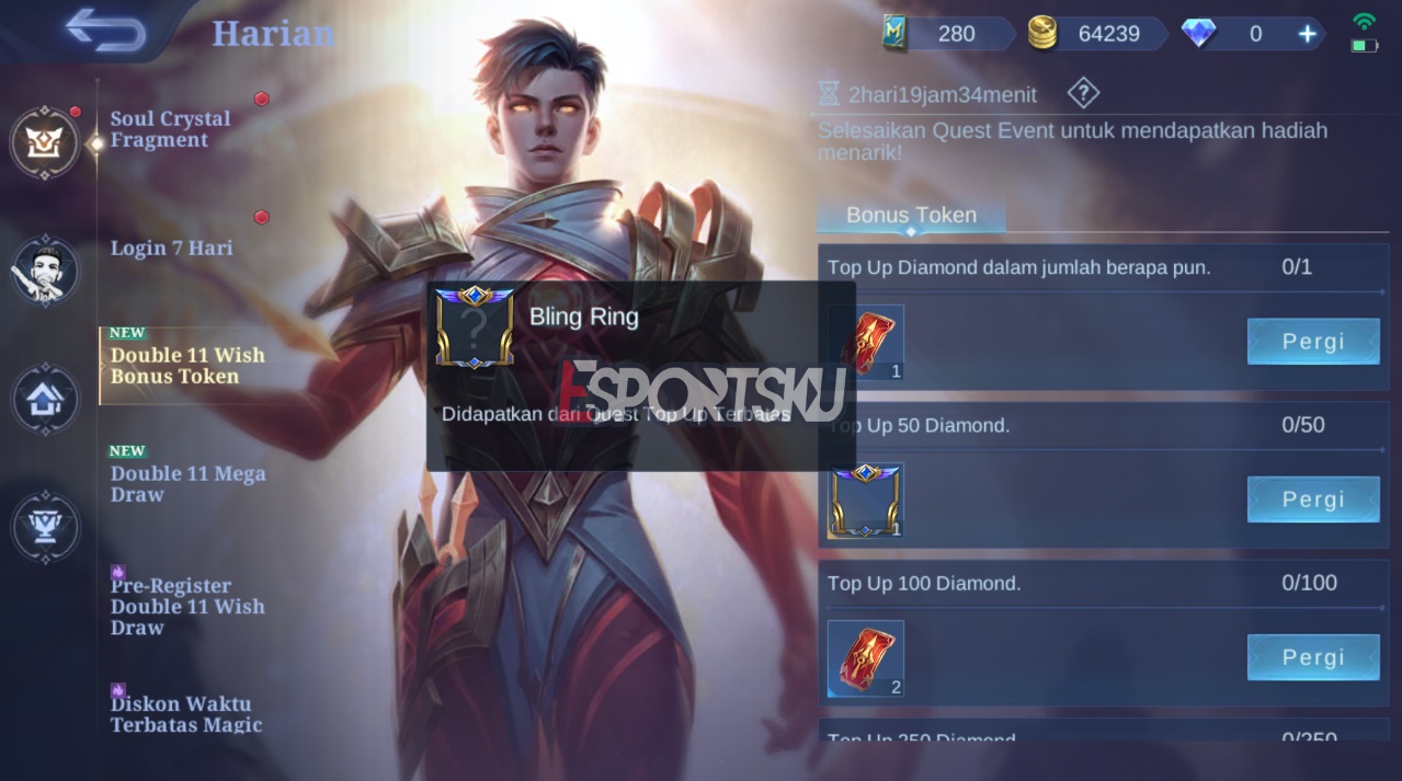 Cara Dapatkan Border Avatar Bling Ring Mobile Legends (ML) – Esportsku
