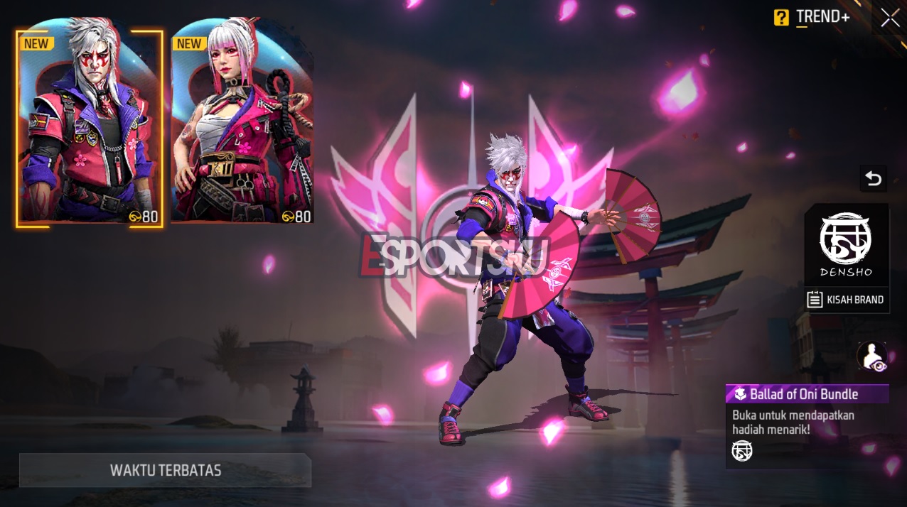 Trend Densho FF, Bundle Item Jepang Free Fire! – Esportsku