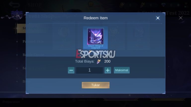 Cara Dapatkan Recall Wings of Judgment Mobile Legends (ML) – Esportsku