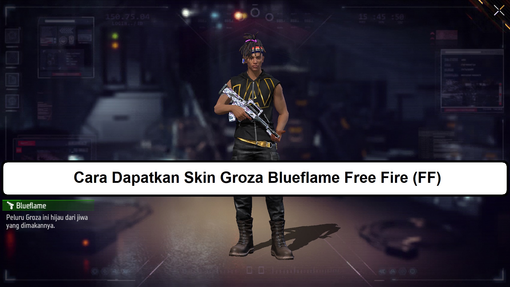 Cara Dapatkan Skin Groza Blueflame Free Fire (FF) – Esportsku