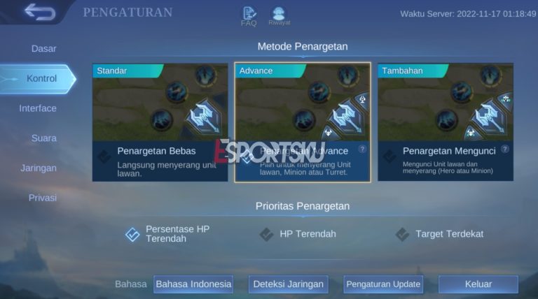 Cara Setting Control Mobile Legends (ML) Mudah! – Esportsku