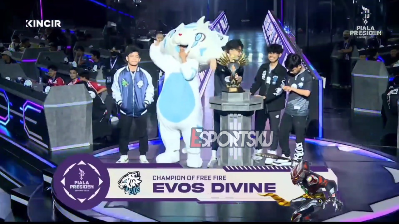 EVOS Divine Raih Juara 1 Piala Presiden Esports 2022 Free Fire (FF) – Esportsku