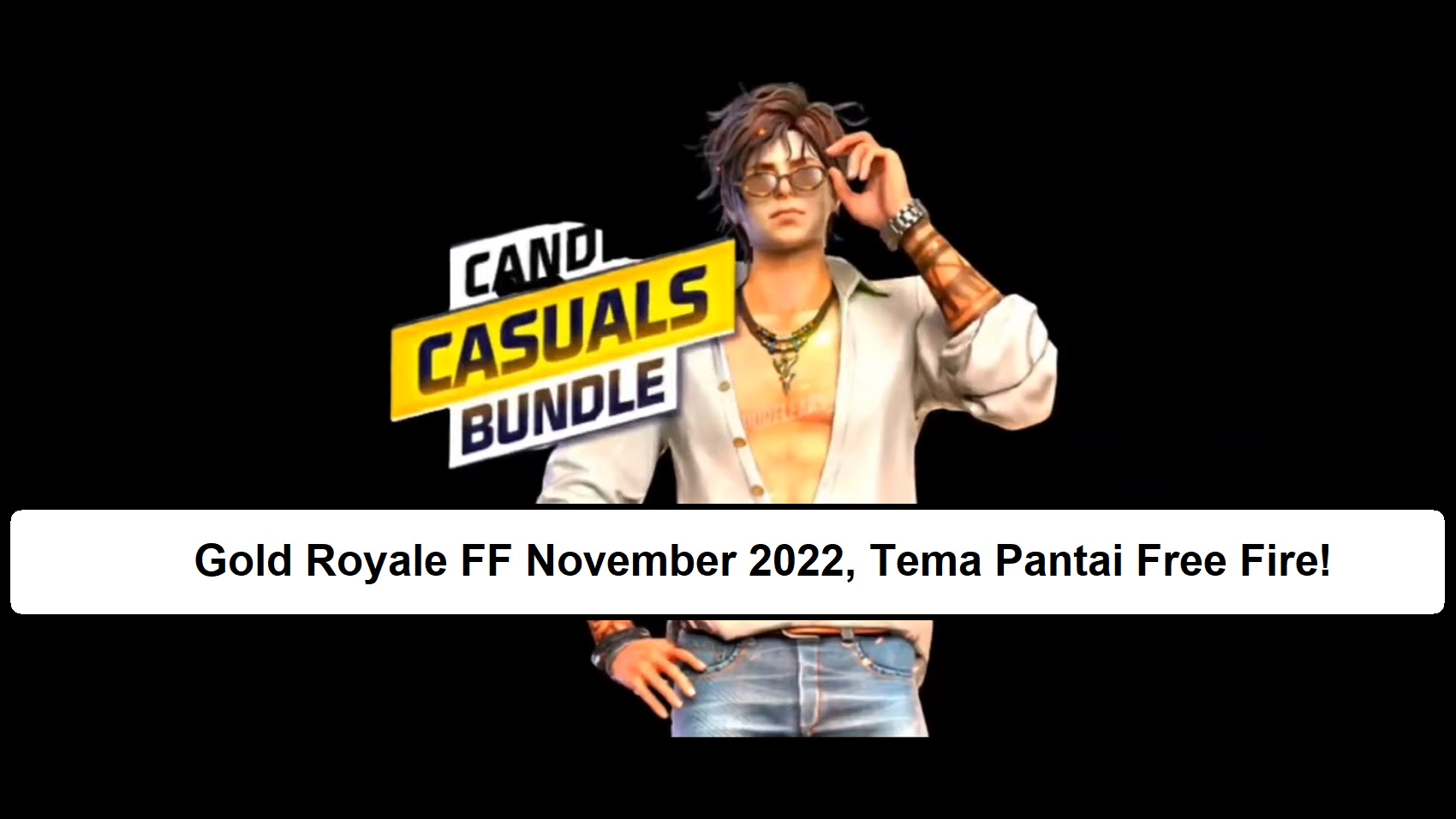 Gold Royale FF November 2022, Tema Pantai Free Fire! – Esportsku