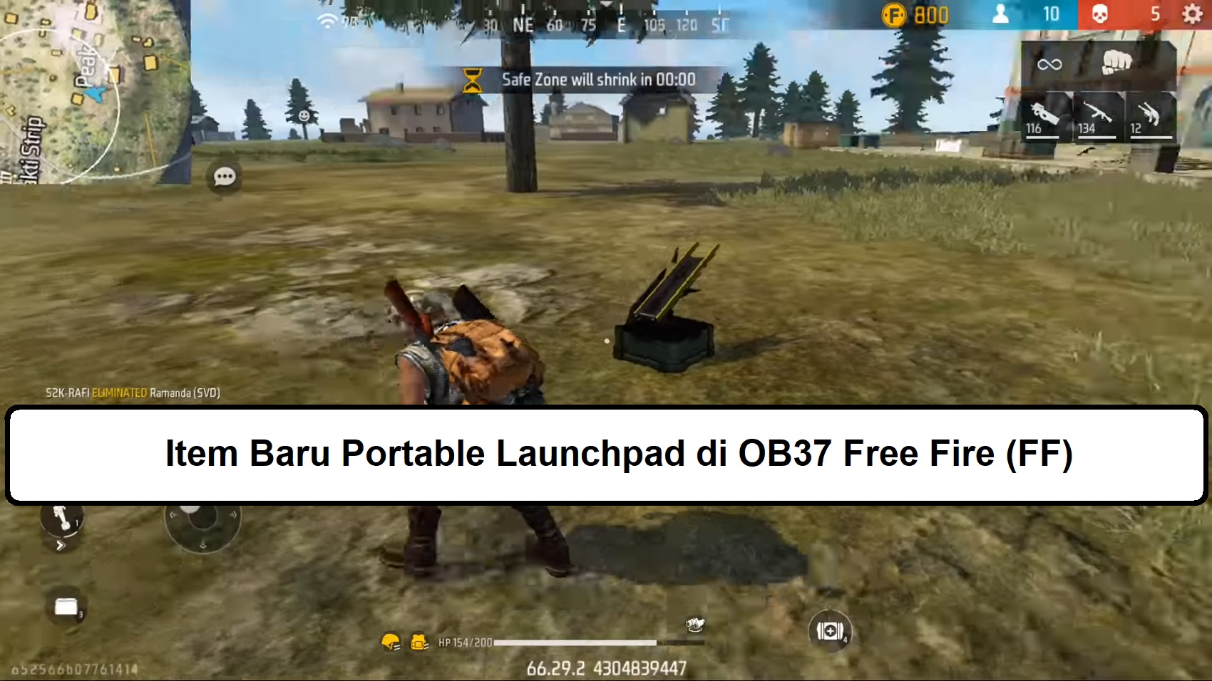 Item Baru Portable Launchpad di OB37 Free Fire (FF) – Esportsku