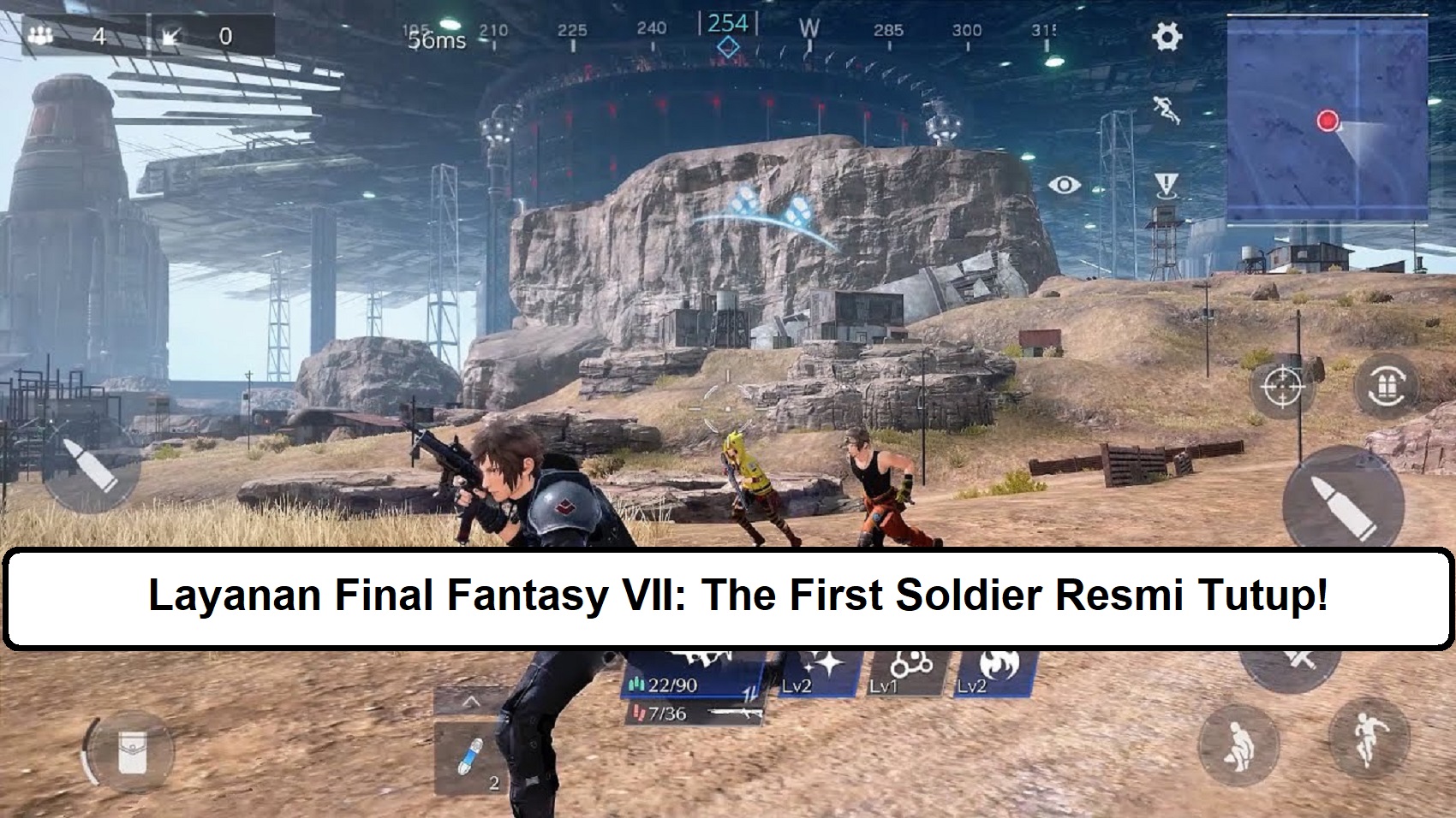 Layanan Final Fantasy VII: The First Soldier Resmi Tutup! – Esportsku