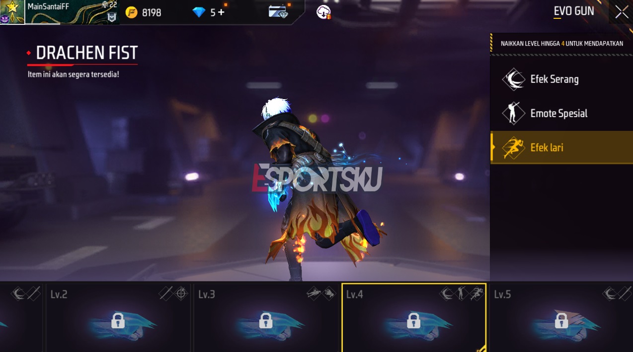 5 Level Evolution Gun Fist FF, Drachen Fist Free Fire! – Esportsku